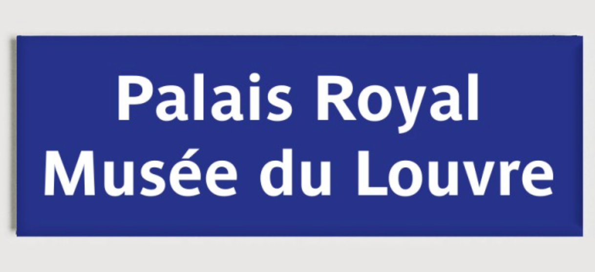 Magnet station Palais Royal - Musée du Louvre – Bookshop Fluctuart
